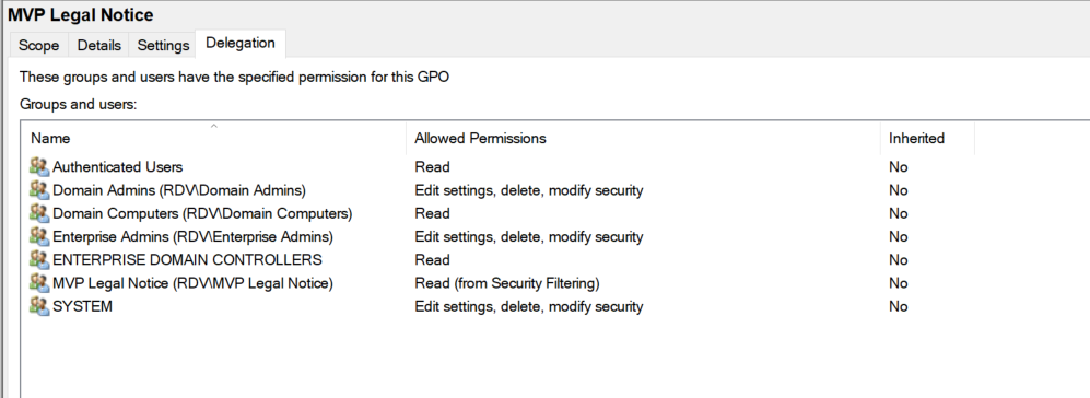 Solved: Interactive Logon Message Text/Title GPO | Experts Exchange