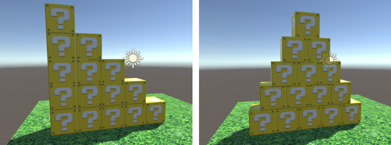 Solved: How to print a half and full pyramid in Unity Game Engine ...