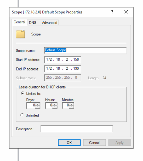 Solved: Changing subnet mask on DHCP Server | Experts Exchange