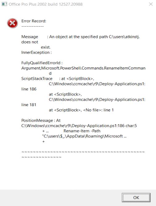 Solved: Powershell script works when run locally but not on another system. | Experts Exchange