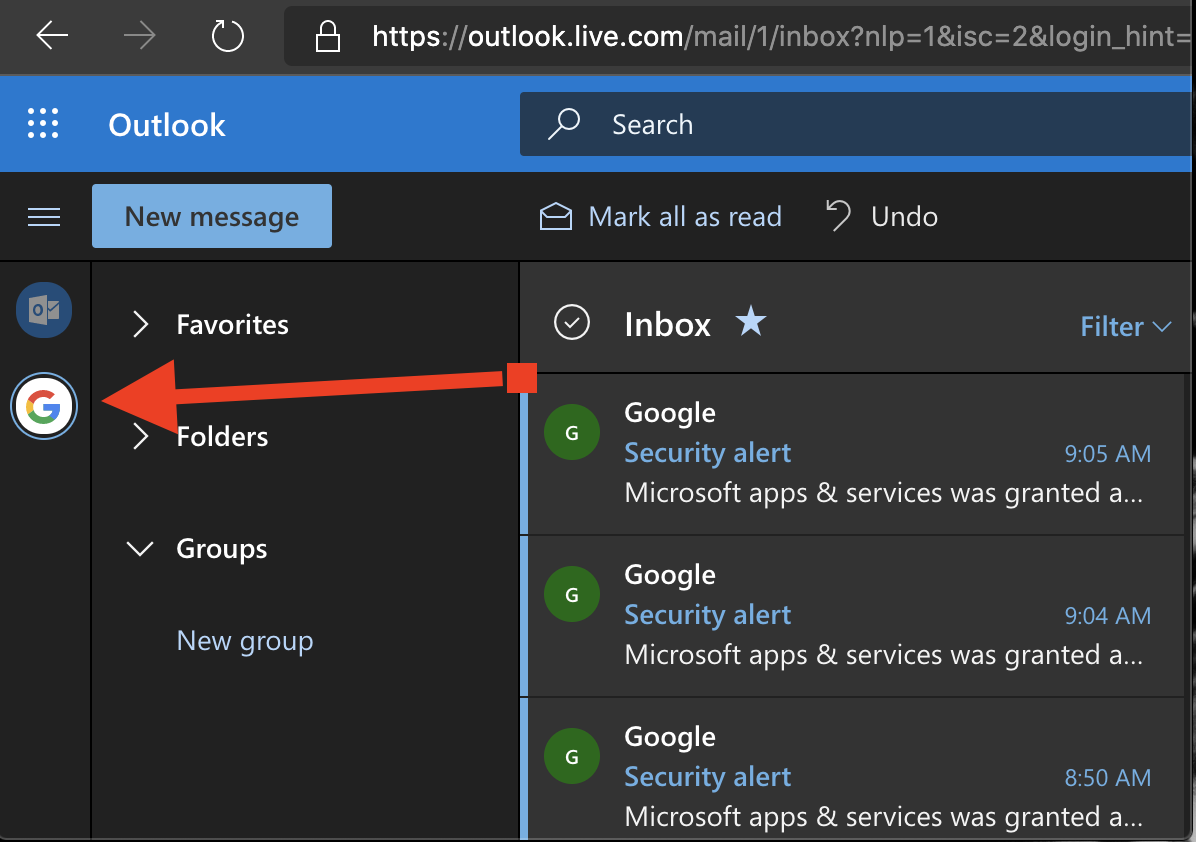 Solved: Disconnect Gmail from Outlook.com | Experts Exchange