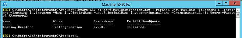 Exchange server: Exclude a database from Auto Provisioning or Create Mailboxes in bulk using ...