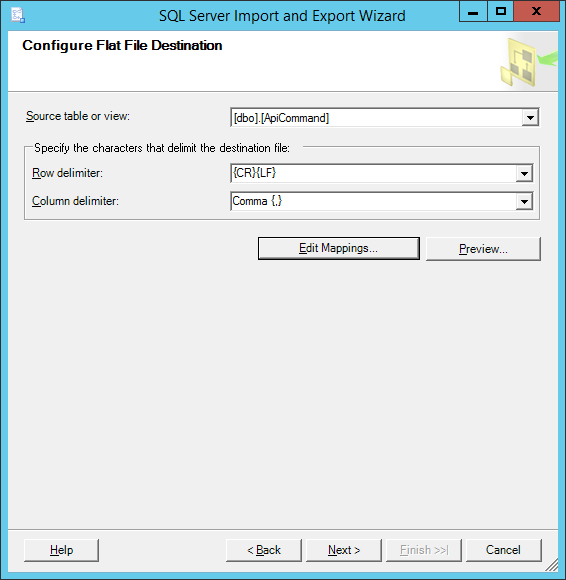 Solved: DT_NTEXT export error with SQL Server SSMS | Experts Exchange