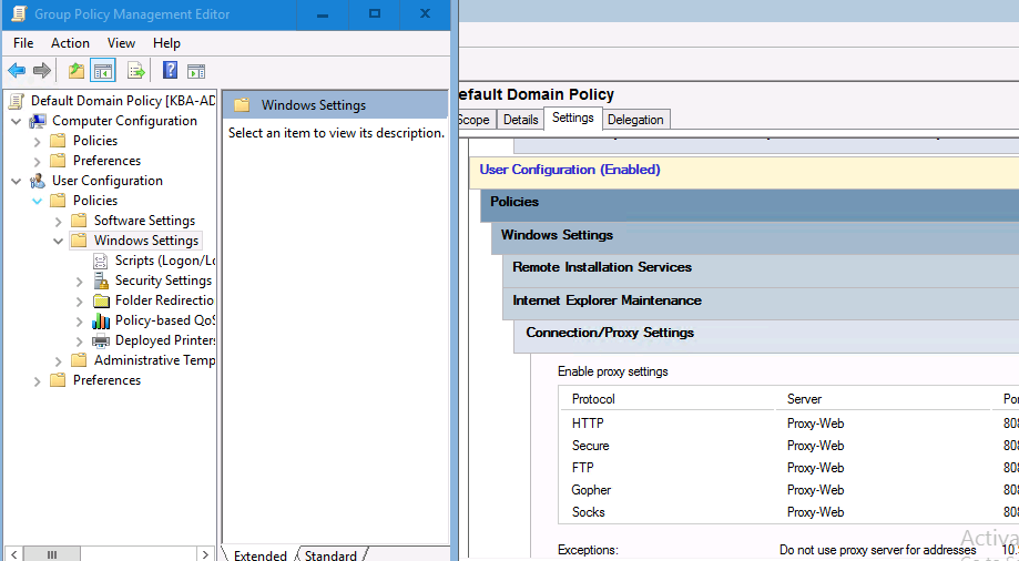 Solved: Windows Server 2016, how to change proxy settings?? | Experts ...