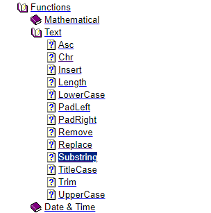 Solved: Fast Report Net / Designer: How to find a substring in a string displayed in a Textfield ...