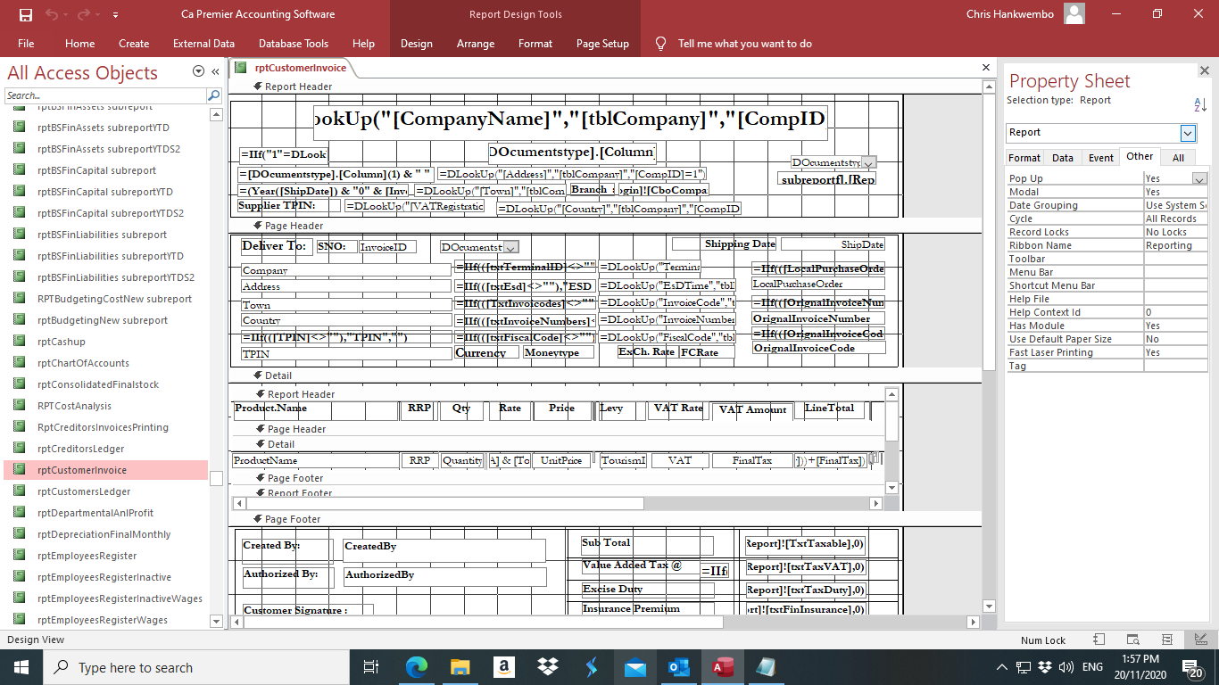 Solved: Ms Access Report, Save first page only to PDF with specific ...