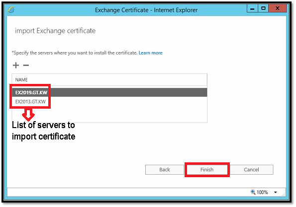 Export/Import Exchange Certificate. | Experts Exchange