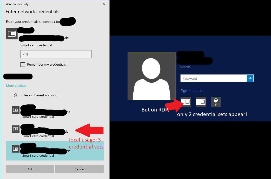 Solved: RDP Login with Smartcard - only 2 credential sets available ... Solved: RDP Login with Smartcard - only 2 credential sets available ...