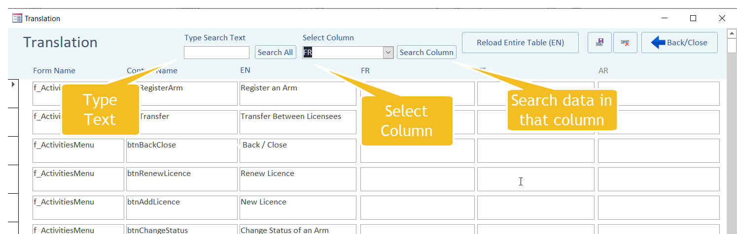 Solved: MS Access Filter by certain columns and unfilter | Experts Exchange