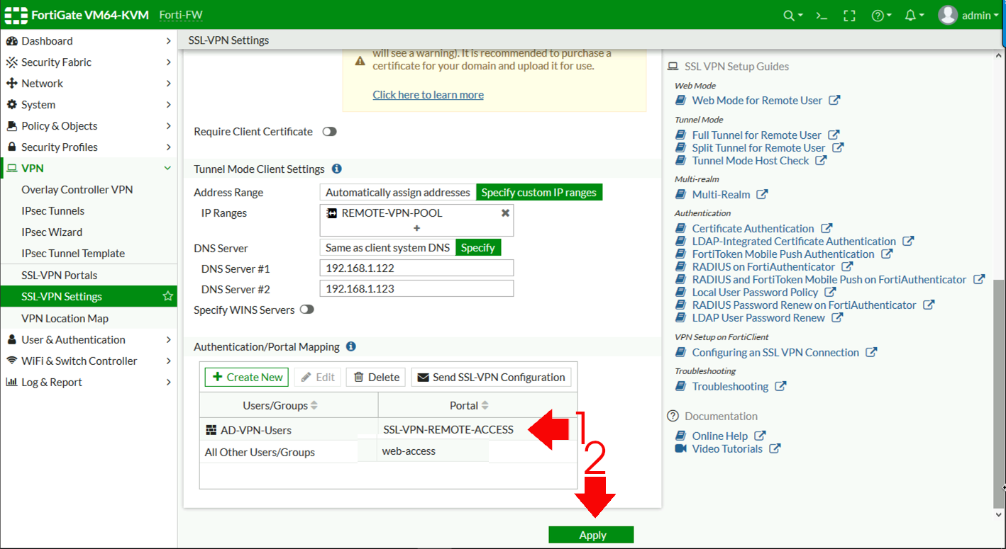 Solved: FortiGate (FortiClient) Remote Access VPN via LDAPS Groups ...