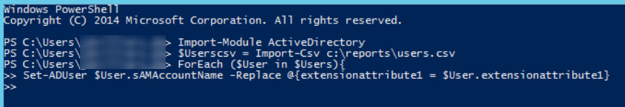 Solved: Bulk Import Attribute Changes in AD | Experts Exchange