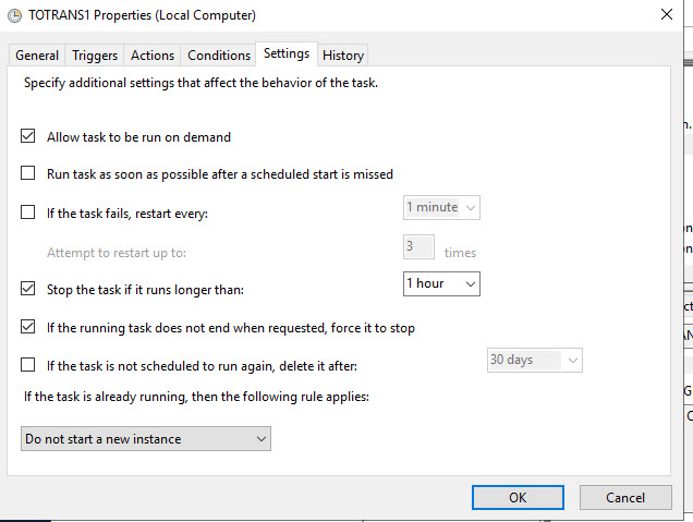Solved: Task Scheduler not running .bat file on Server 2019 | Experts ...