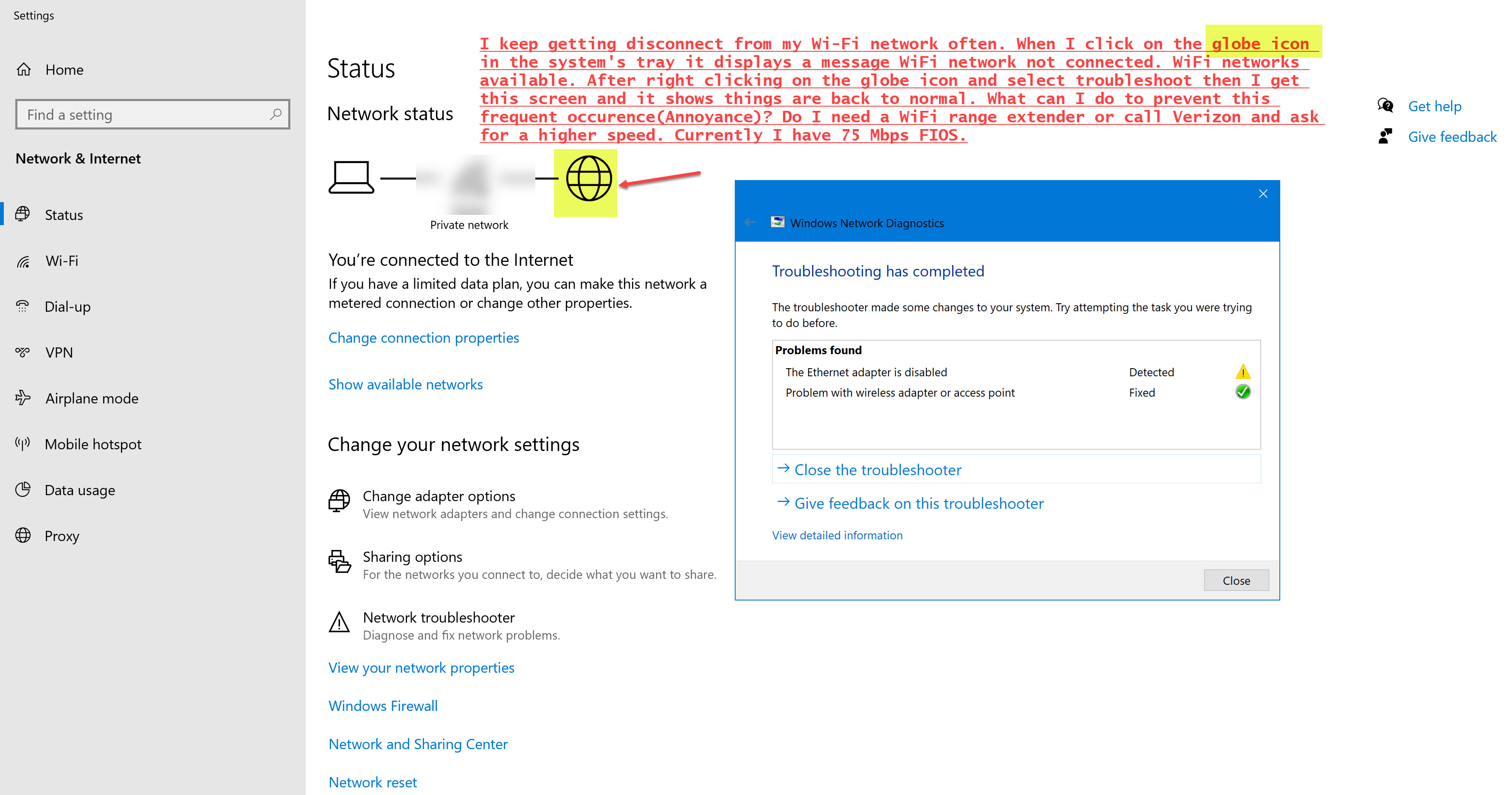 Solved: WiFi Keeps Getting Disconnected | Experts Exchange Solved: WiFi Keeps Getting Disconnected | Experts Exchange
