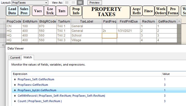 Solved: FM - Obtaining Certain Record Number by Property | Experts Exchange