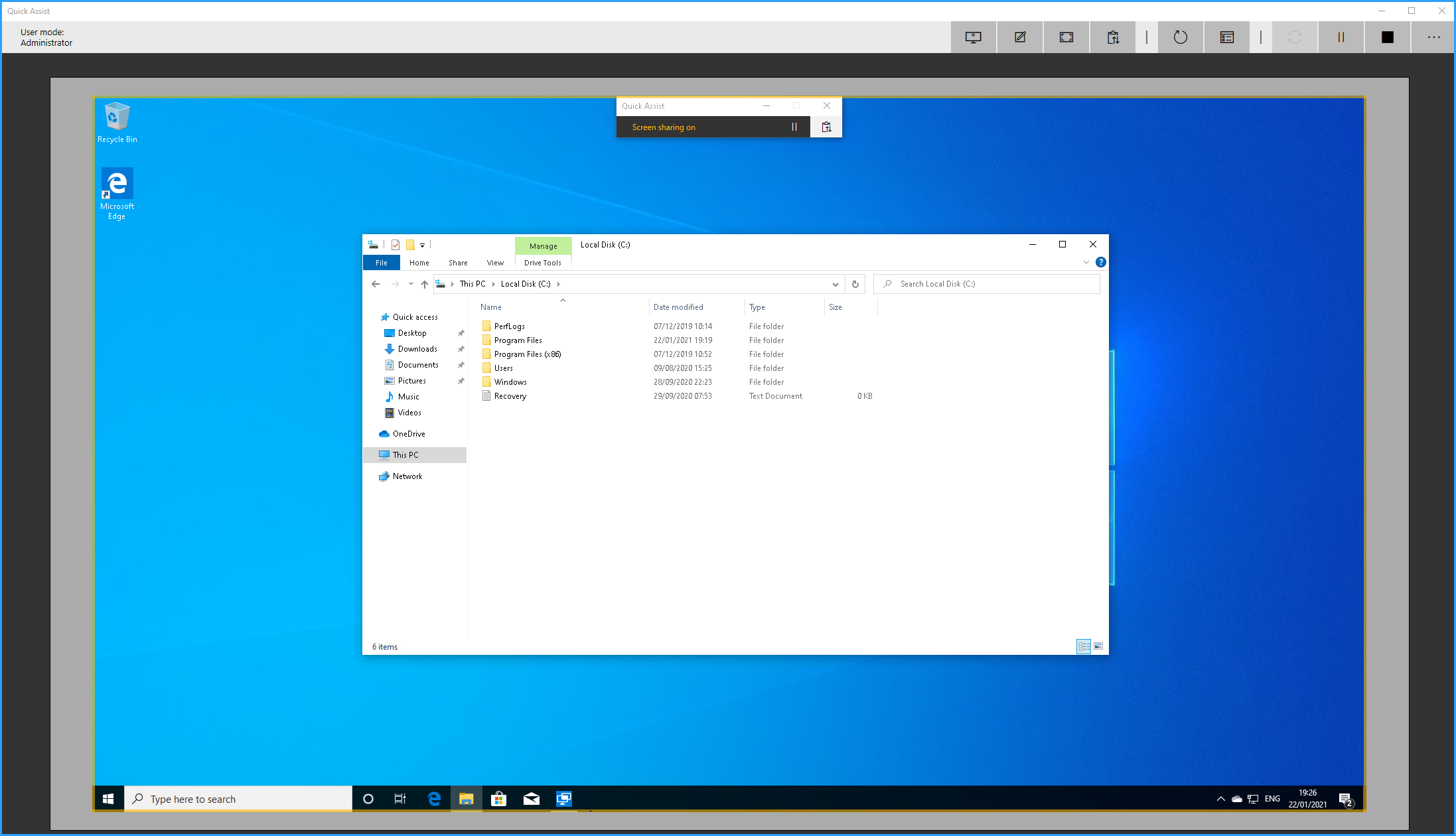 Solved: Is GENUINE Full Screen an option in Quick Assist? | Experts ...