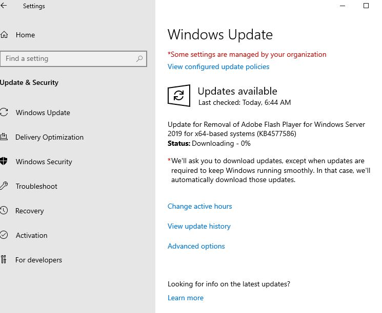 Solved: KB4577586 - not installing on 2019 server | Experts Exchange