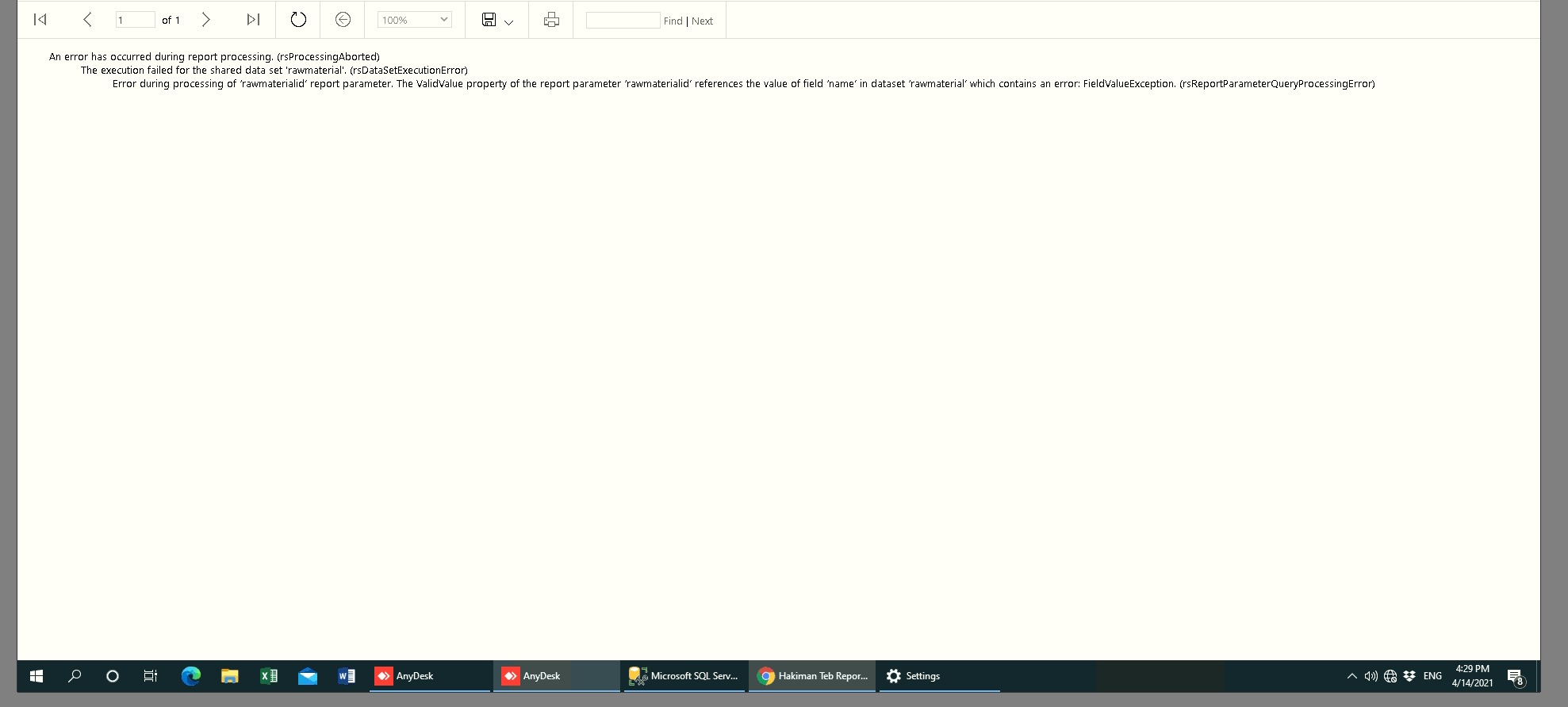 Solved: SSRS Web Portal error | Experts Exchange