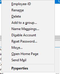 Solved: employee id attribute | Experts Exchange