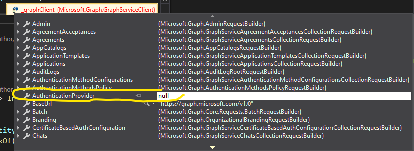 Solved: Trying to get user info with Microsoft Graph from Azure AD into ASP.NET core 5 | Experts ...