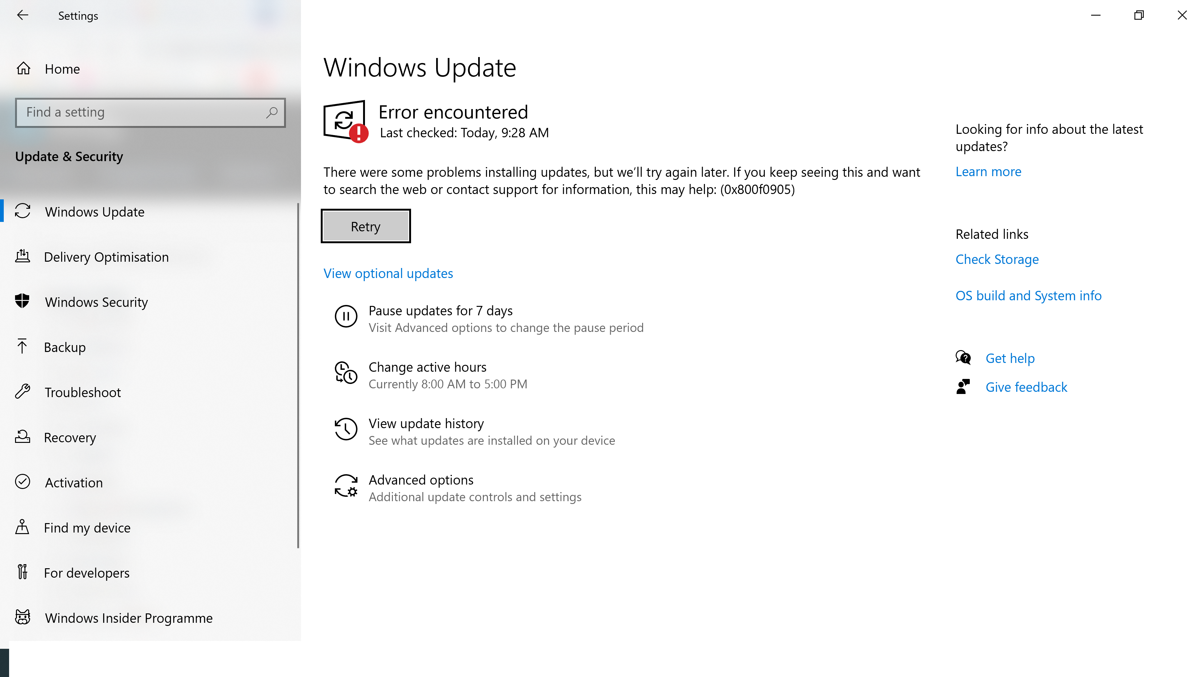 Solved: Windows update continuous failure after restoring Windows 11 ...