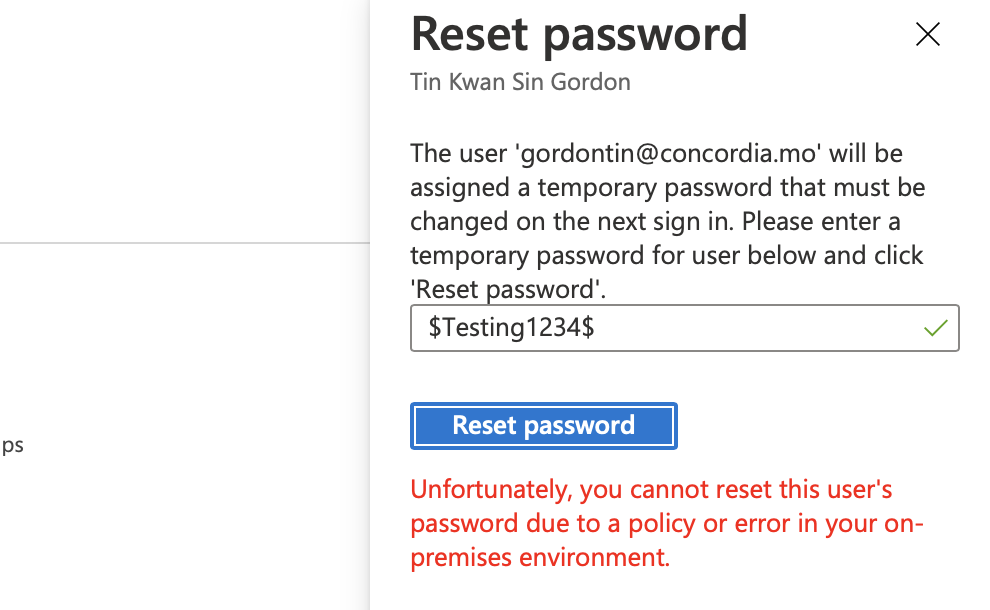 Solved: How can use azure portal to writeback password ? | Experts Exchange