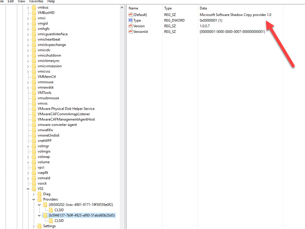 Solved: To Resolve VSS Errors on Windows 2016 Standard Edition ...