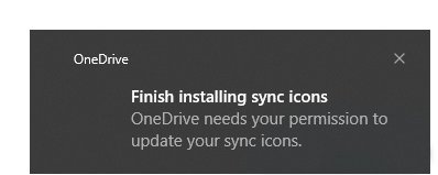 Solved: Steps to "Finish installing sync icons" for OneDrive | Experts ...