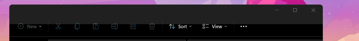 Bar at the top of file explorer in windows 11 | Experts Exchange