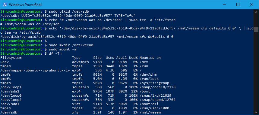 Part 3 - Build an immutable backup repository for Veeam Backup ...
