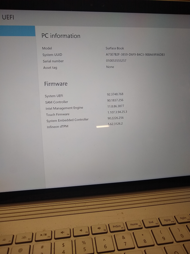 Solved: Surface goes to UEFI screen, will only boot from there ...