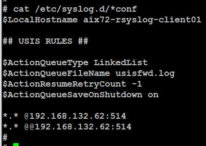 Solved: How to configure sending events from AIX-syslog client to CentOS-8-rsyslog server ...