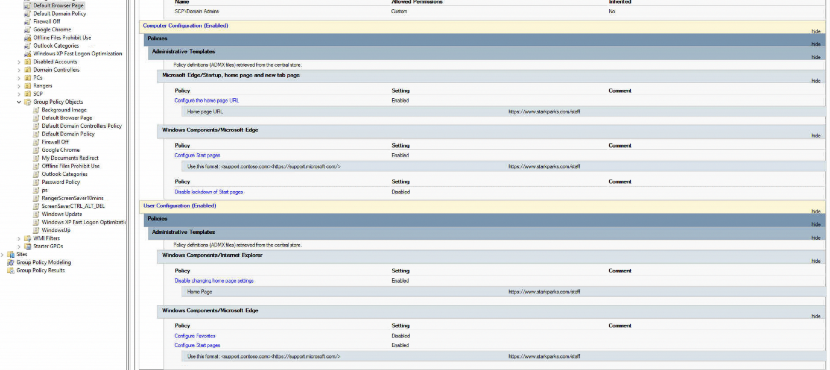 Solved: GPO Group Policy Default Webpage Help Needed Chrome/Edge Win 10 ...