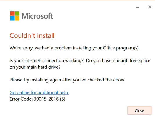 Solved: Install of Microsoft 365 on Win10 desktop computer screwed up ...