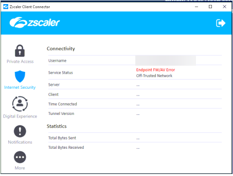 Solved: Zscaler Endpoint FW/AV Error on home network | Experts Exchange