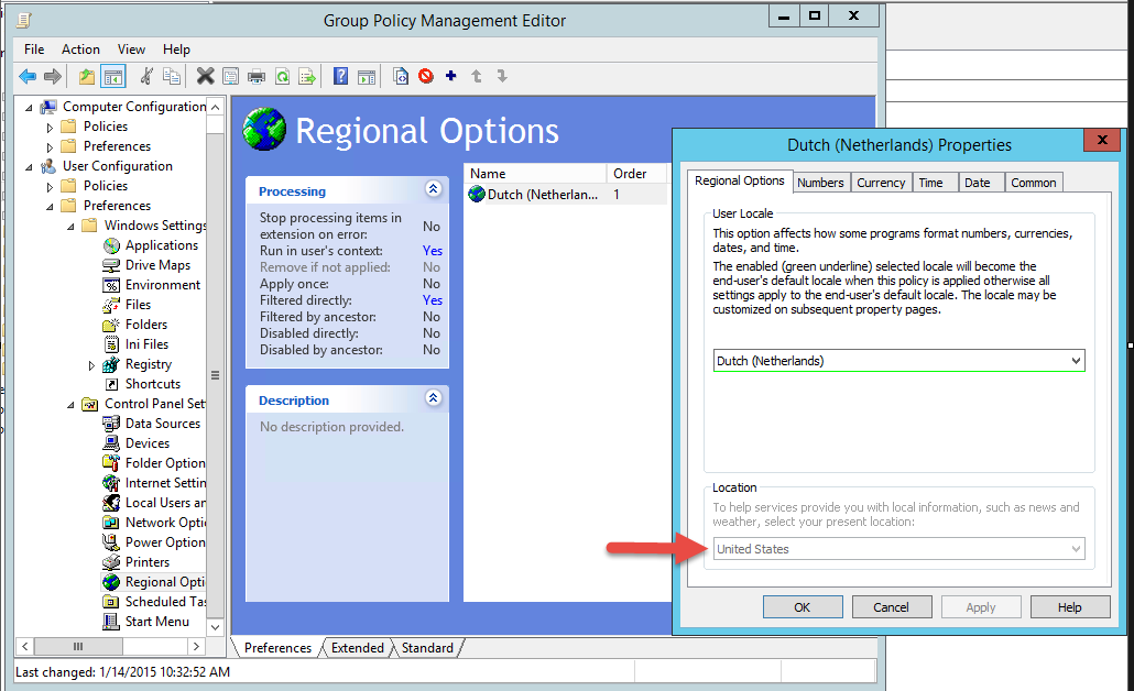 Solved: Set Regional Settings with intune | Experts Exchange