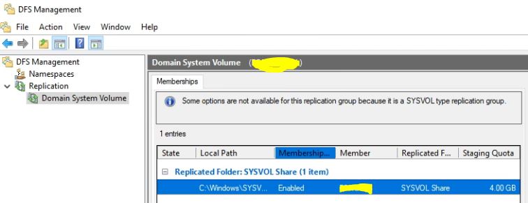 Solved: How to remove MS DFSR folder from windows server 2019 dc? | Experts Exchange