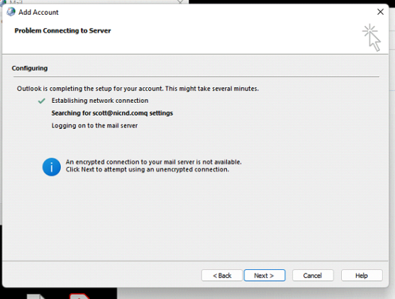 Solved: Outlook says need password. Outlook won't connect to receive ...