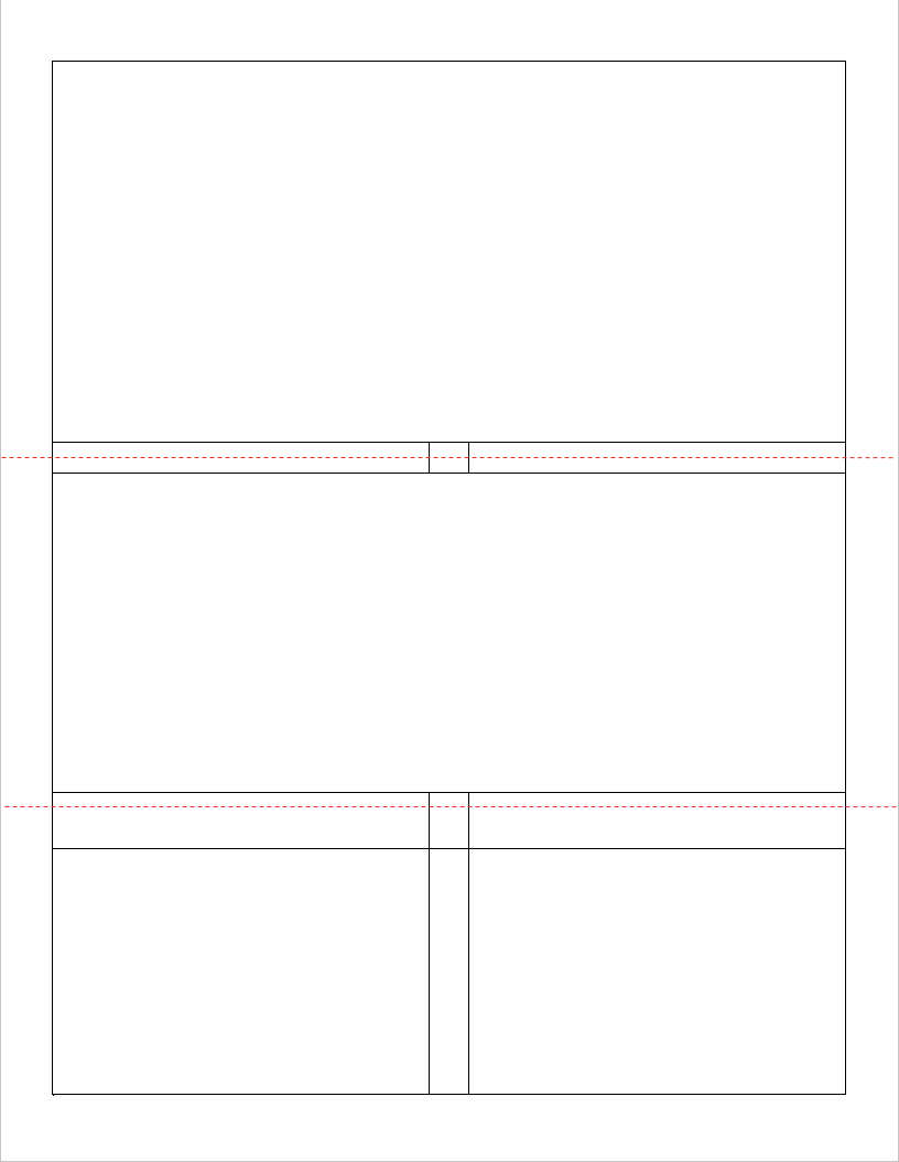 Solved: How can I create a template with different sized boxes that will not move on the page ...