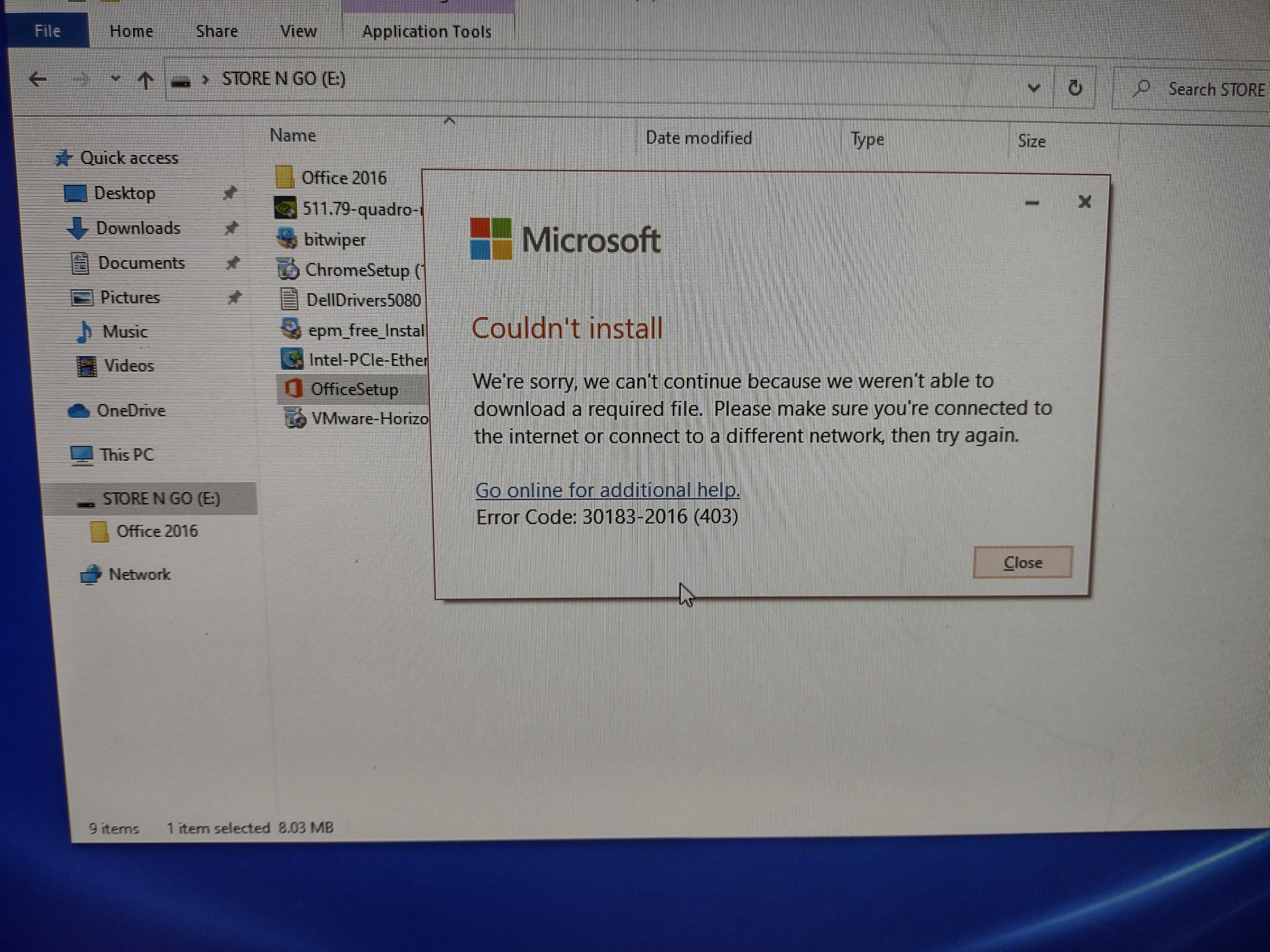 Solved: Unable to install Microsoft Office with a 403 Error Code ...