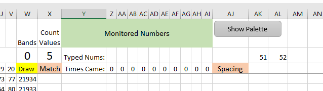 Solved: Control + Click using number palette to populate 6 numbers sequentially, Spacing ...