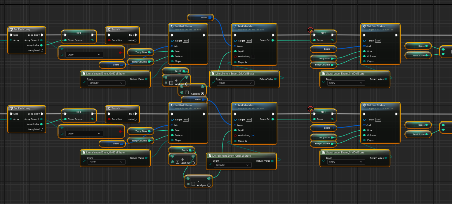 My MiniMax Algorithm isn't working in Unreal Engine 5, Please Help ...