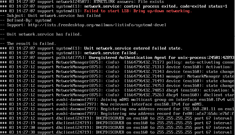 Solved: Network interface CentOS problems on ESXi host | Experts Exchange