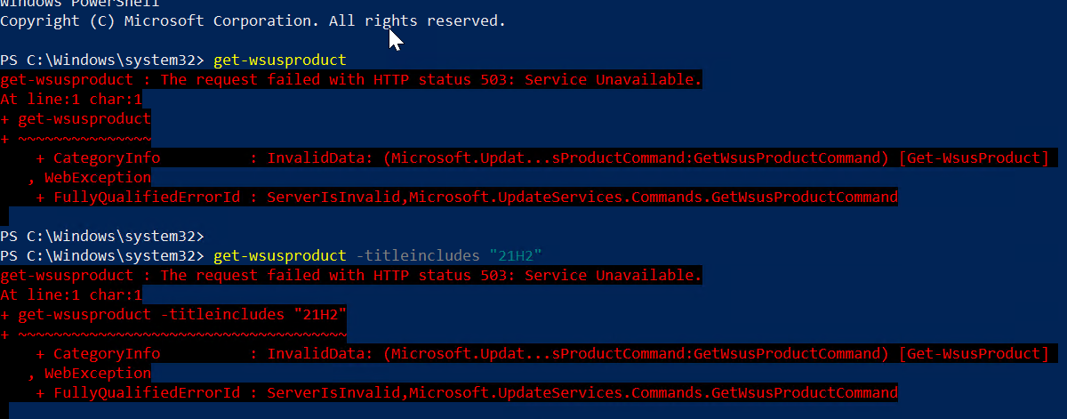 Solved: windows server 2022 windows updates not working. | Experts Exchange