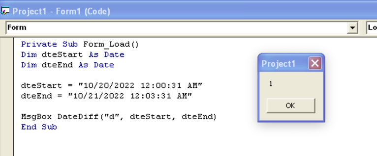 Solved: Need time difference between two dates that includes hour and ...