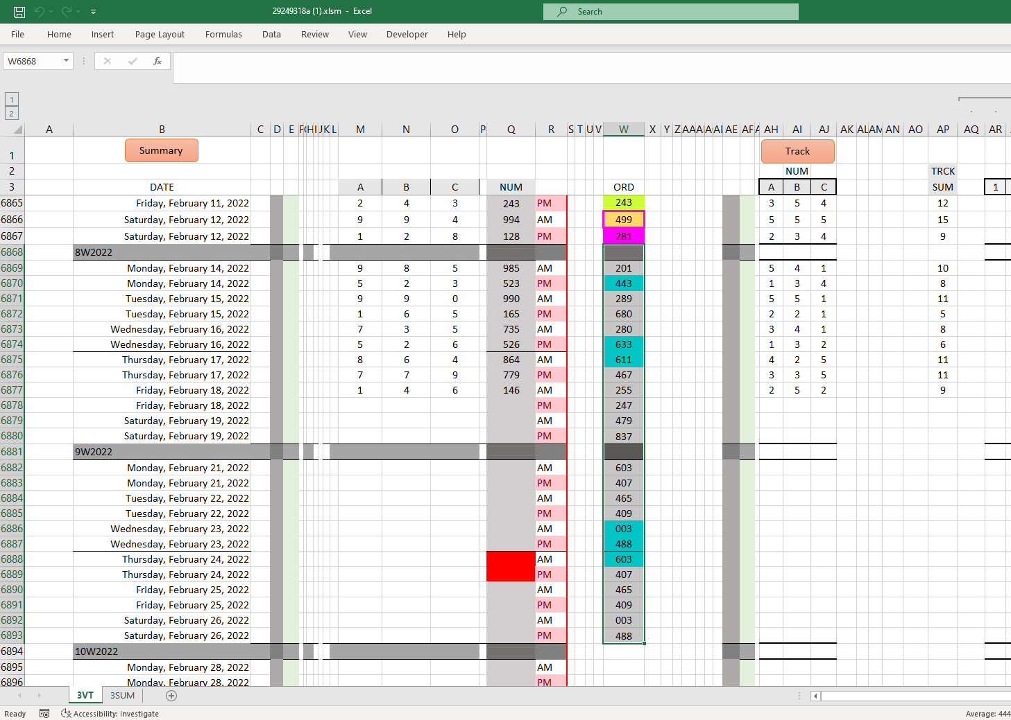 Solved: create the keys for the column AM AN | Experts Exchange