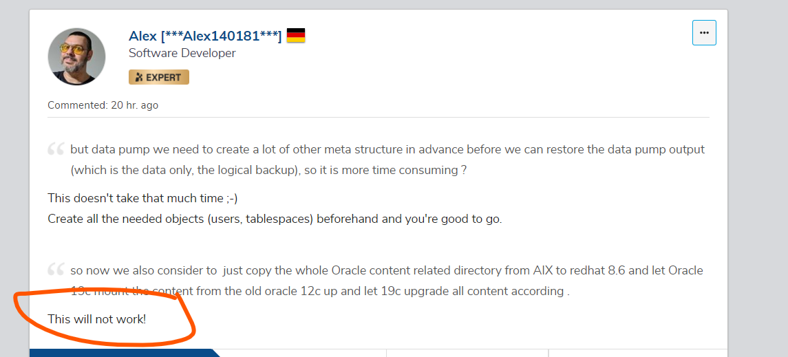 Solved Using Rman To Upgrade The Oracle 12c On Aix In Old Hardware To 7543