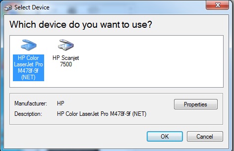 Solved: Setting up defualt scanner in windows 7 (HP 7500 scanner and ...