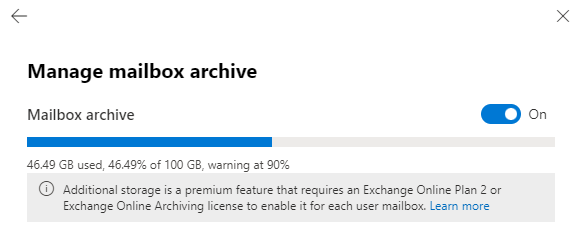 Solved: hybird exchange and cloud sahred mailbox archiving issues ...