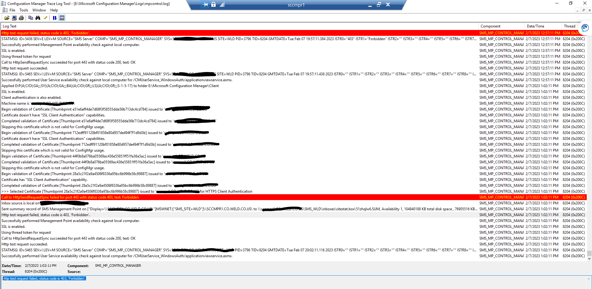 Does the workstation certificate deployed to clients for https ...