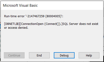 Solved: I am trying to establish data transfer between Excel and MySql, in a way that ...